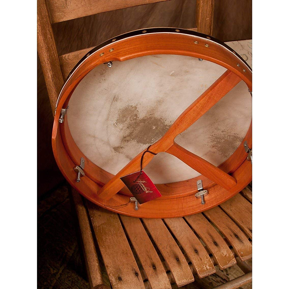 16" Red Cedar Bodhran Drum - T-bar