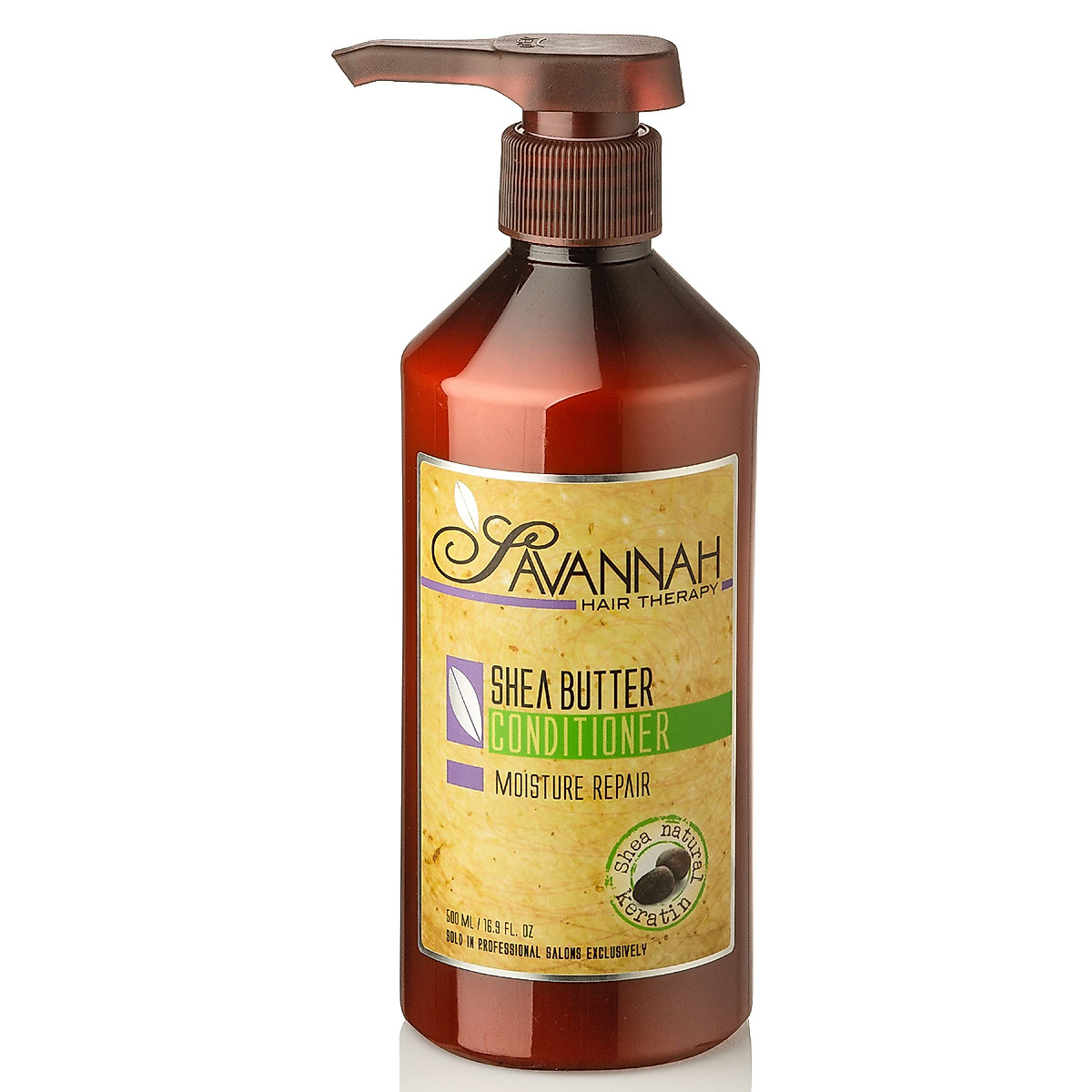 Savannah Hair Therapy Bundle - Just Curly Shampoo (16.9 oz) + Conditioner (16.9 oz) Shea Butter, Cotton and Silk Protein and Vitamin B6 - For Dry, Curly and Damaged Hair