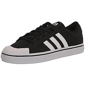 adidas Men's Bravada 2.0 Skate Shoe, Black/White/Black, 10