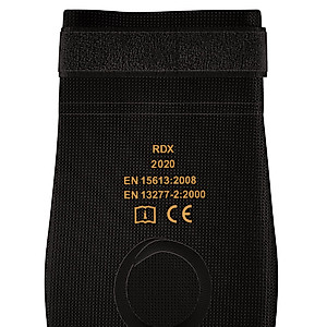 RDX MMA Elbow Support Brace Sleeve Pads Guard Bandage Elasticated Shield Protector,Black,Large, Large, Black