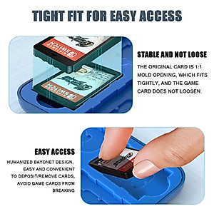VGBUS Switch Game Case Compatible with Nintendo Switch/Oled/Lite.Switch Game Case Holder for Nintendo Switch Game Card with 24 Game Card Storage. (Mario)