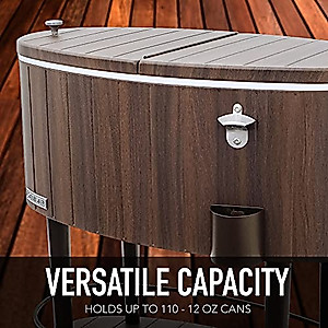 Permasteel PS-A209-BW Patio Cooler, Brown