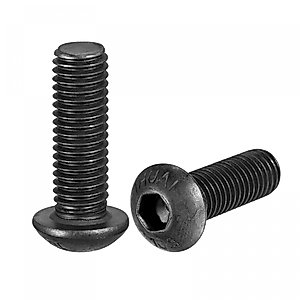 uxcell M8x25mm Hex Socket Button Head Cap Bolts Screws Alloy Steel 20pcs