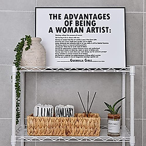 StorageWorks Water Hyacinth Basket for Toilet Paper, Wicker Baskets for Storage with Built-in Handles, 14 ¼"L x 6 ½"W x 3 ¾"H