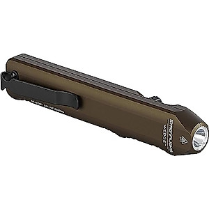 Streamlight 88811 Wedge 300-Lumen Slim Everyday Carry Flashlight, Includes USB-C Cord, Lanyard, Coyote