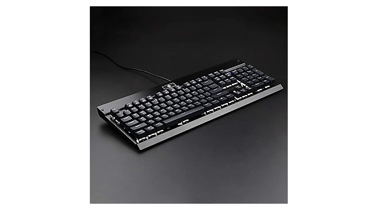 EagleTec KG010 Mechanical Keyboard with Backlit & Brown Switches