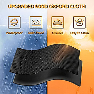 Shikha ooni Karu 12 Carry Cover Pizza Oven Cover Pizza Oven Cove Waterproof 600D Pizza Oven Carry Cover Accessories Cover for Gas Pizza Oven