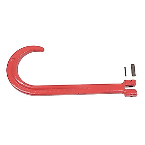 Mytee Products 15" Inch J Hook Heavy Duty Grade G80 Tow Axle Strap Wrecker Roll Back Clevis Load Limit 7100# (2 Pack)