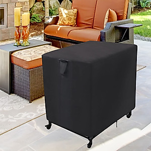 Hengme Outdoor Table Cover,Waterproof Outdoor Prep Table Cover for Ooni Medium Stainless Steel Table Cover - 32''L x 24''W x 36''H