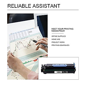 CRG106 106 Black Toner Cartridge: EAXIUCE 1Pack Compatible CRG 106 Toner Cartridge Black Replacement for Canon imageCLASS MF6540 MF6590 MF6595 MF6595CX MF6530 MF6550 MF6560 6580, 106 0264B001AA Toner