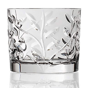 Lorenzo Rcr Crystal Laurus Double Old Fashion Glass, Set of 6