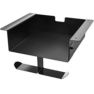 MomsUnited – Premium Under Desk Storage – Convenient Under Desk Drawer – Mountable Desk Drawer for Office & Home – Desk Storage from Alloy Steel – Ideal for Organizing – Size – Black/White