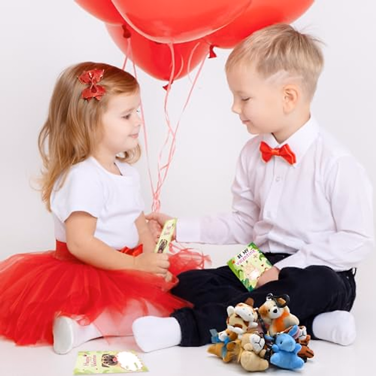 DINESIL 24 Pack Mini Plush Animals Toys, Small Stuffed Animal Plush Keychain for Goodie Bag Fillers, Easter Basket Stuffers, Easter Party Favors, Classroom Prizes