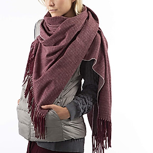 isotoner Women's Large Blanket Cold Weather Soft and Warm Travel Scarf