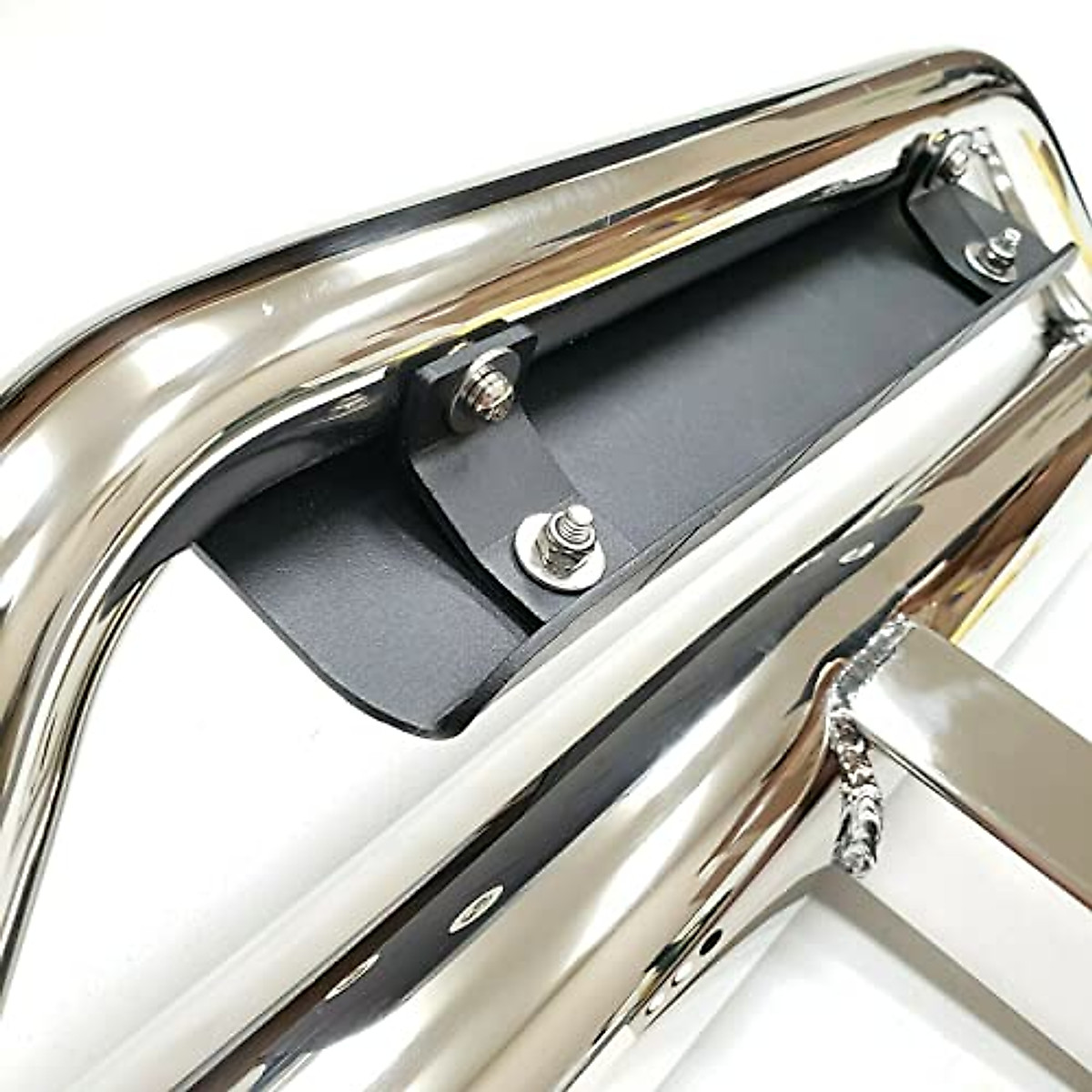 36" x 6.5" Towing Hitch Step Bar Drop Step 2" Receiver Round End Chrome Rear Bumper Guard Universal Truck Trailer