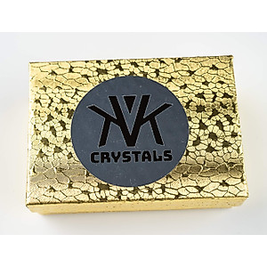 KVK Crystals Stone Arrowhead Pendant Necklace