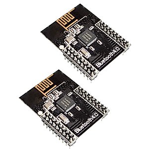 HiLetgo 2pcs NRF51822 CORE51822 2.4GHz BT4.0 Wireless Bluetooth Module Bluetooth 4.0 Communication Board RF Transceiver Controller Antenna SPI I2C UART