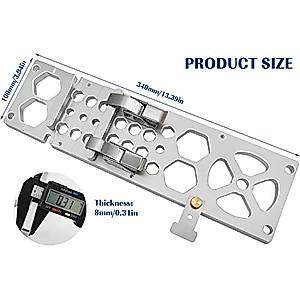 13.4inch Track Saw Square Guide Woodworking 90° Right Angle Circular Saw Guide Rail Angle Stop Accessories Compatible with Festool/Makita Guide Rail