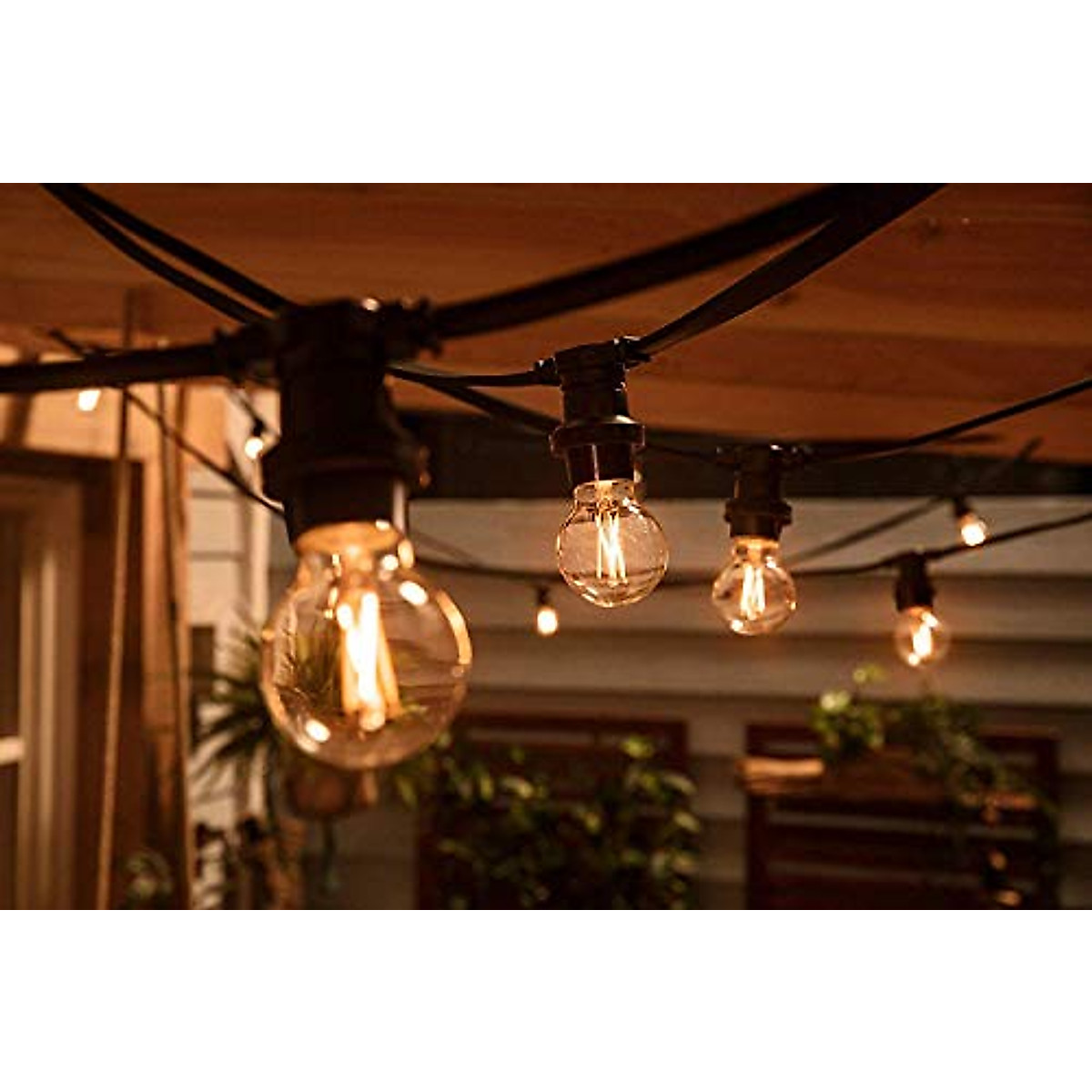 Philips LED Classic Glass Dimmable G16.5 Light Bulb: 350-Lumen, 2700-Kelvin, 3.8 Watt, E12 Base, Warm Glow, 8-Pack