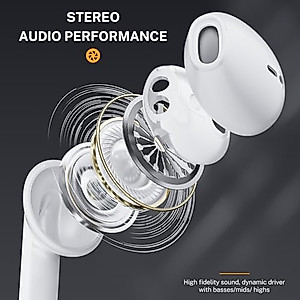 USB C Headphones, Type C Earbuds for iPhone 15/15 Pro/ 15 Pro Max Samsung S24 Headphones with Microphone Noise Isolation Stereo Wired Earphones for Samsung Galaxy S22 S23 Ultra Pixel 7a 8 Android