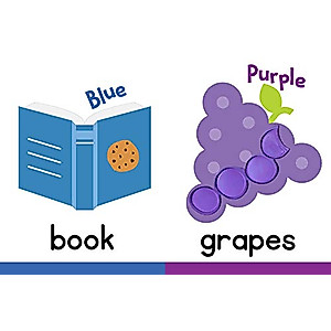 Colorful First Words - Silicone Touch and Feel Board Book - Sensory Board Book