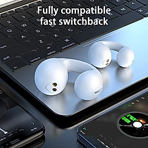 Bluetooth Earbuds 5.3 Wireless Headphones Bluetooth Headset Open Headphones Finger Control for Sports Open Ear Headset