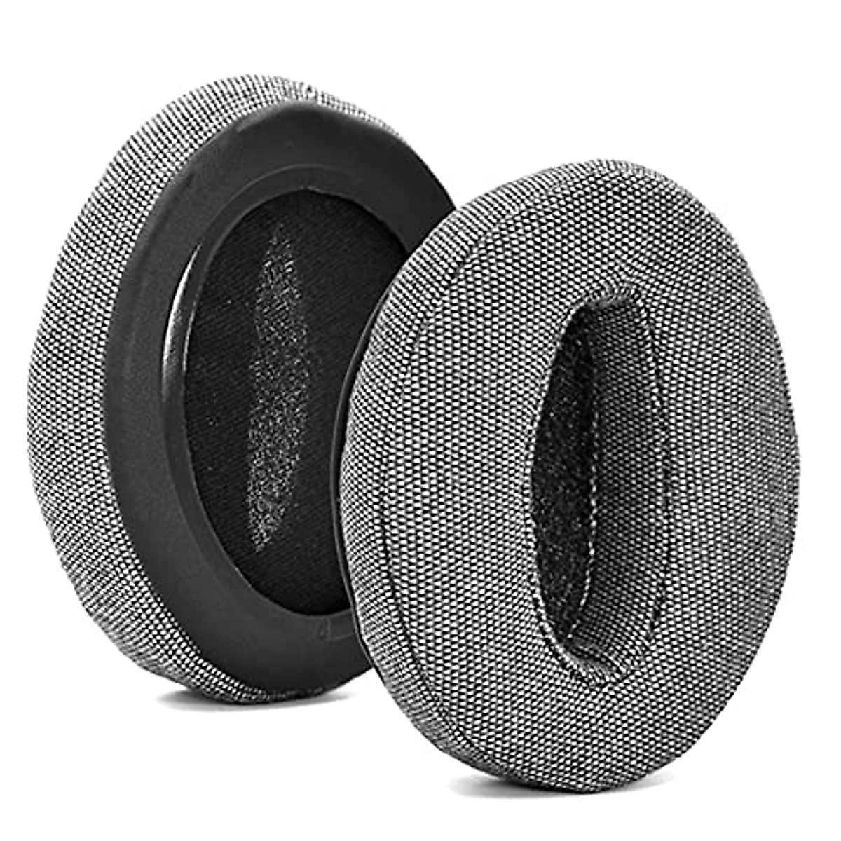 defean Replacement Gray Fabric HD4.50BT, HD4.50BTNC, HD4.40BT Memory Ear Pads Cushion Compatible with Sennheiser HD 4.50BT, HD 4.50BTNC, HD 4.40BT Bluetooth Headphones (All Fabric)