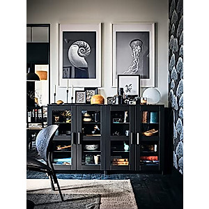 Ikea BISSA shoe cabinet with 2 compartments white (49x28x93 cm)