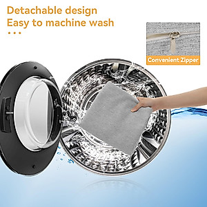 ROFIELTY Bench Cushion 31 inch, Durable Bench Cushions for Indoor Furniture, Window Seat Cushions Indoor, Personalized Custom Bench Cushion (31x15x3inch,Light Gray)