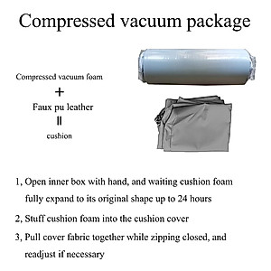 Waterproof Faux PU Leather Piano Bench Cushions with Ties for Kids Wooden Shoe Stool Pad 28"X 12" inch, Black