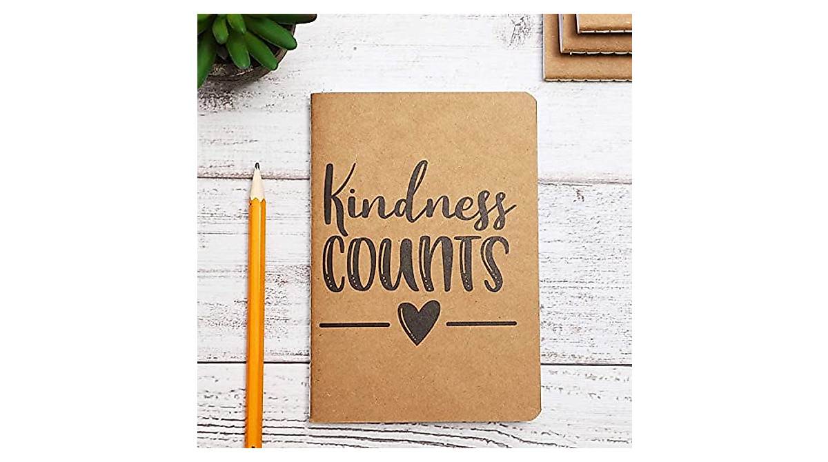 Kindness Counts Kraft Pocket Journals for Kids - 24 Pack