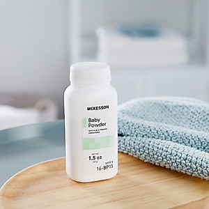 McKesson Baby Powder - Cornstarch, with Aloe and Vitamin E - Fresh Scent, 1.5 oz, 1 Count