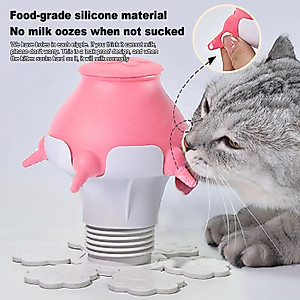 BOOMWAY MAR Puppy Feeders for Multiple Puppies[𝟮𝟬𝟮𝟯 𝗻𝗲𝘄 𝘂𝗽𝗴𝗿𝗮𝗱𝗲𝗱],Puppy Milk Feeders,Kitten Milk Feeder Station,300ml Puppy Bottles for Nursing with Adjustable Height,Pet Feeders