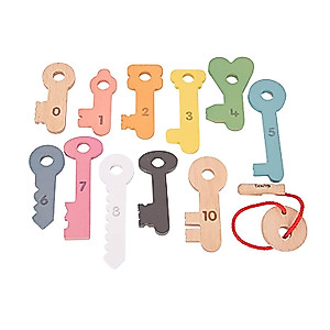 TickiT Rainbow Wooden Keys