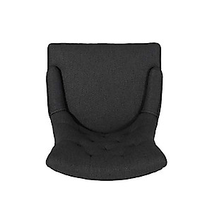 Christopher Knight Home Cheney Dining Chair,Textile, Gray + Dark Brown