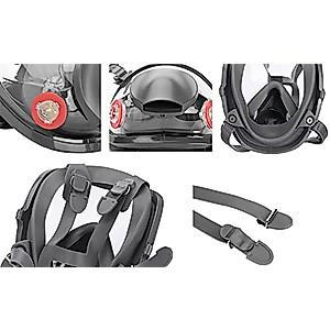 15 in1 Full Face Large Size Reusable Respirator,Widely Used in Organic Gas,Paint spary, Chemical,Woodworking,Same as 6000 7800 FF-400 6000DIN V-Series(for 6800 Respirator)