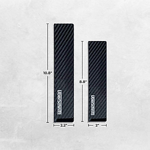 Uberschnitt's Chef’s Knife Guard Set, Professional 2-piece Non-Scratch Felt-Lined Culinary Knife Organizer and Cover Travel Kit for Chefs(2-Piece Knife Edge Gaurd Set)