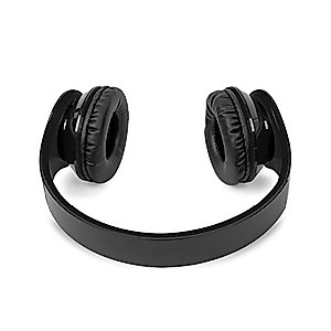 EONON Active Noise Cancelling Headphones Wired, Over Ear with Mic, Sound Cancelling Headphones Foldable Lightweight L0326/C1100A/C1100B/L0299A/L0322/L0325 Car DVD Player - A0136B（Black）