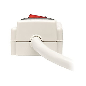 Tripp Lite Tlp604 Tlp604 Surge Suppressor, 6 Outlets, 4 Ft Cord, 790 Joules, Light Gray