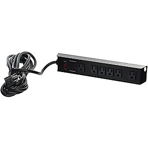 POWER ZONE OR802135 Surge 6 Outlet 1150J, Metal