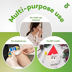 Dealmed 1000 ct. Cotton Balls for Face, Makeup, Medical Uses, & DIY Crafts | Non-Sterile Bulk Pack | Resealable Zip-Locked Bag | 100% Pure Cotton, Soft, Absorbent, Gentle (Pack of 1)