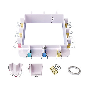 Adjustable Mold Housing for Silicone Molds Making, Mold Master for Mold Making,Plastic Housing Frame, Silicone Mold Making Kit for DIY Silicone Rubber Mold Resin Mold Candle Molds Soap Molds (1Set)