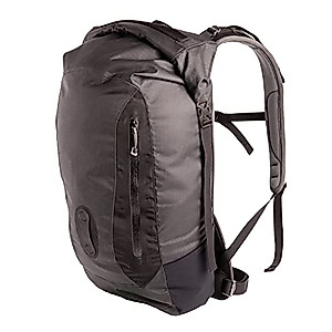 Sea to Summit Rapid Drypack 26-Liter Daypack for Hiking, Biking, and Traveling, Black