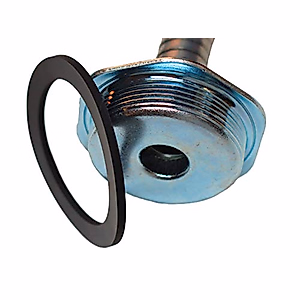 2 Jerry CAN Metal SPOUTS w/Built in Metal Screen Including New Improved Nitrile Gasket (not Ribbed) Heavy Duty Army Surplus Military USMC Blitz Gas Jerrycan Flexible Fuel Nozzles Gas CAN NOT Included