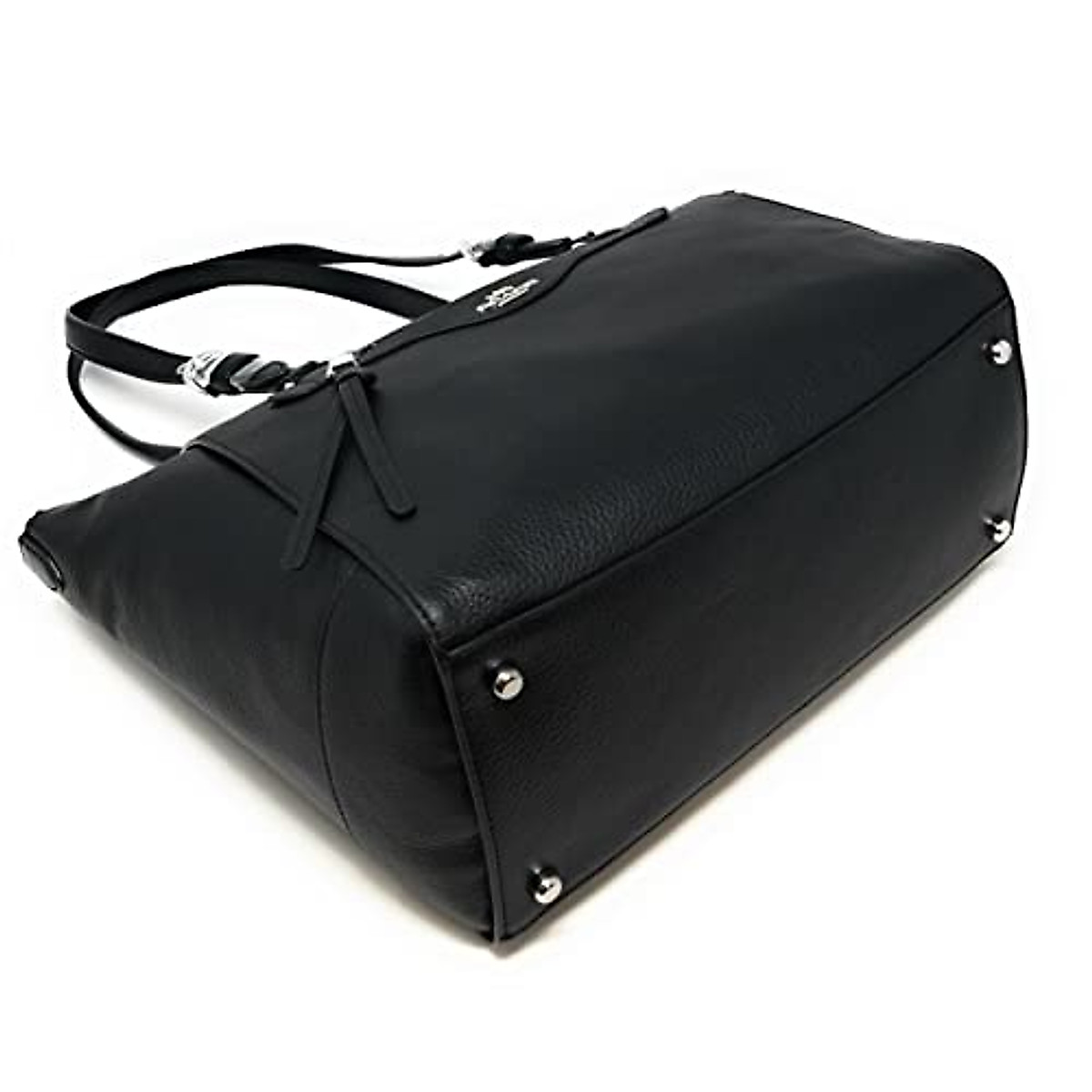 Coach Women's Kleo Caryall Shoulder Bag (Pebble Leather - Black)