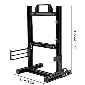Mini ITX PC Test Bench Computer Water Cooling Open Frame Overclock Air Vertical Case Mini All Aluminum HTPC Support Graphics Card