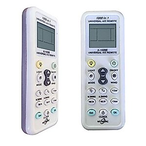 K-1028E Universal Air Conditioner A/C Remote Control for Haier, Hitachi, Panasonic, LG, Sharp, Gree, Midea, Bosch, Toshiba, Sanyo Air Conditioner Remote Control 1000 in 1