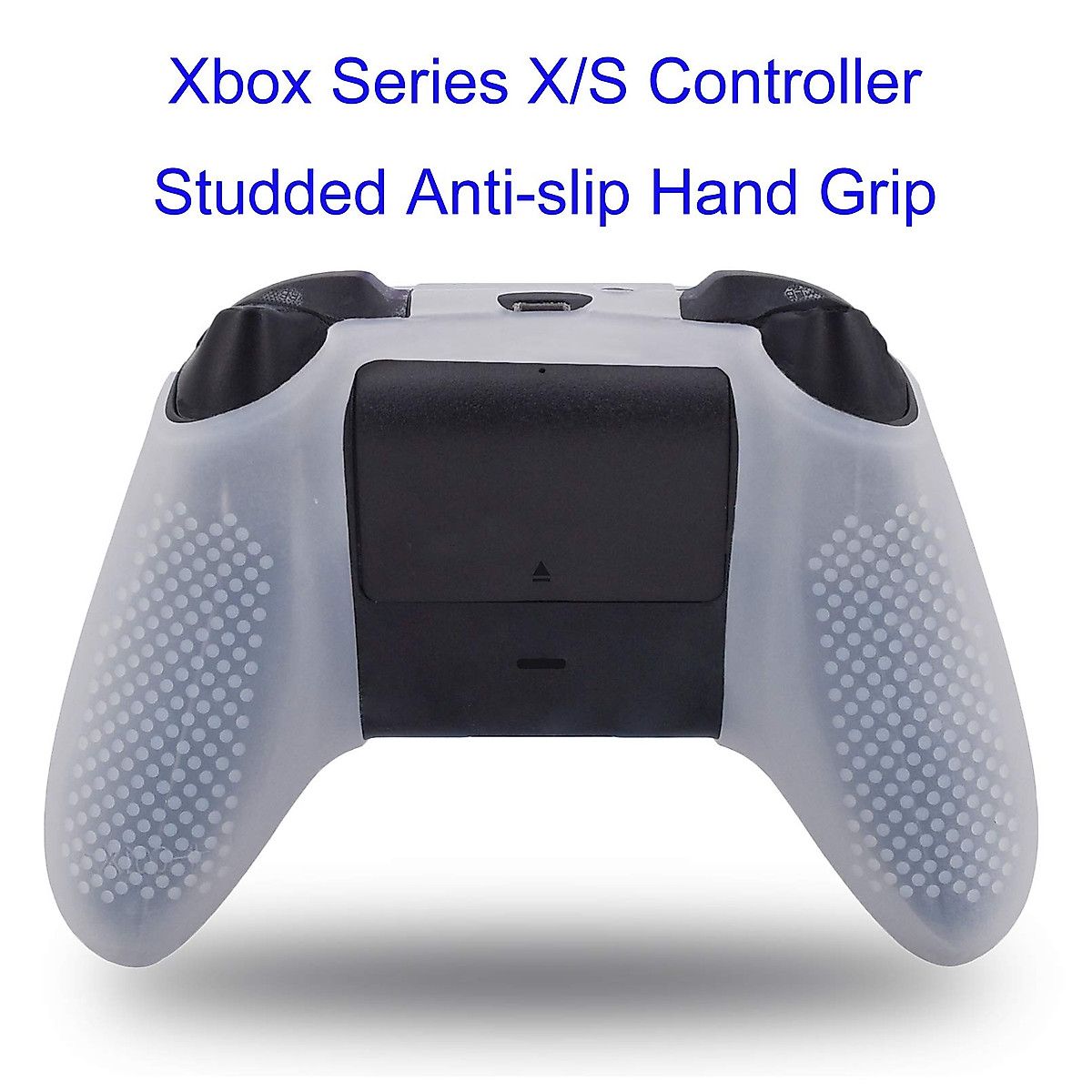 X Series X Controller Skin,Hikfly Controller Cover Compatible with Xbox Series X/S Controller Grips Case Non-Slip Studded Silicone Controller Cover with 4pcs Thumb Grips Caps(Red)