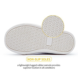 BMCiTYBM Toddler Boys Girls High Top Canvas Sneakers Kids Baby Walking Shoes Lightweight Breathable Athletic Running Shoes Black Size 5 Toddler