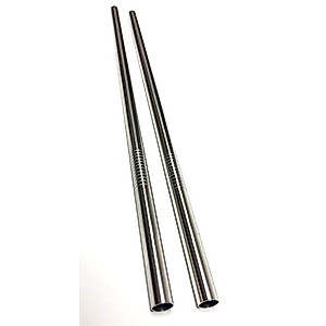 Venti Travel Mug Replacement Straws 2qty - Stainless Steel For Hot & Cold To-Go Drink Cups